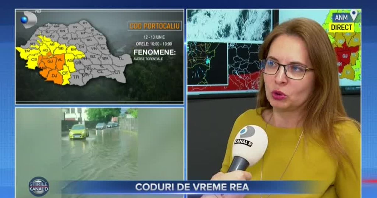 Coduri de vreme rea - Stirile Kanal D