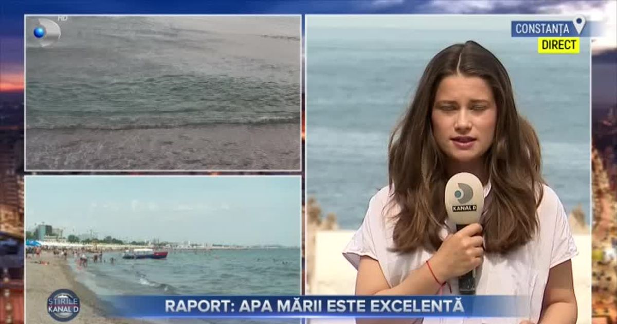 Raport Apa mării este excelentă - Stirile Kanal D