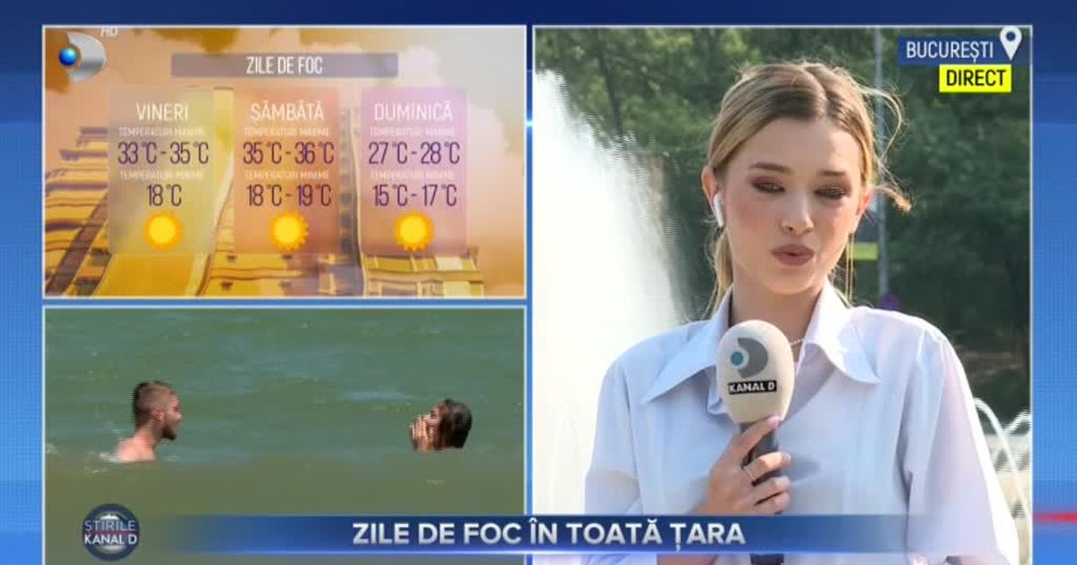 Zile de foc în toată țara - Stirile Kanal D