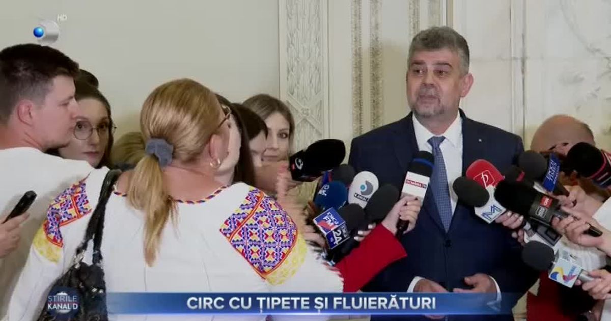 Circ cu țipete și fluierături - Stirile Kanal D