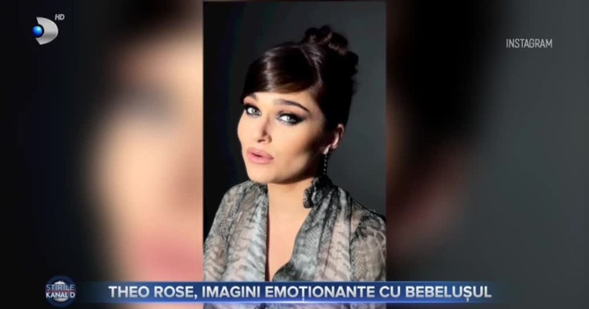 Theo Rose, imagini emoționante cu bebelușul - Stirile Kanal D