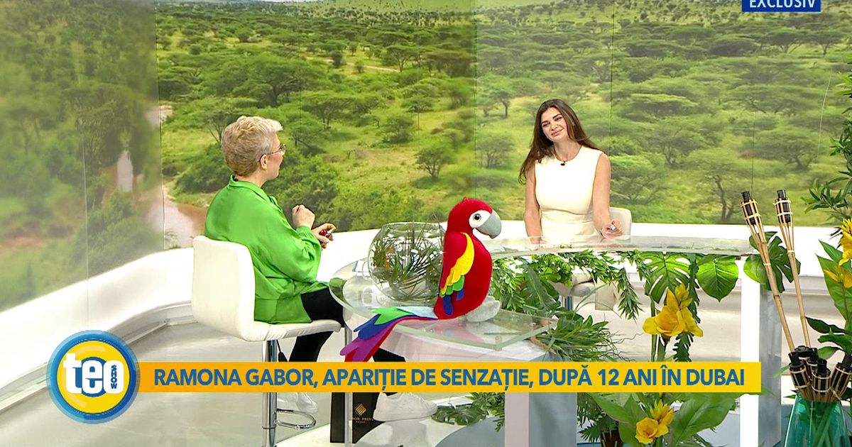 După 12 ani de absență, Ramona Gabor a revenit în România si va oferi ...