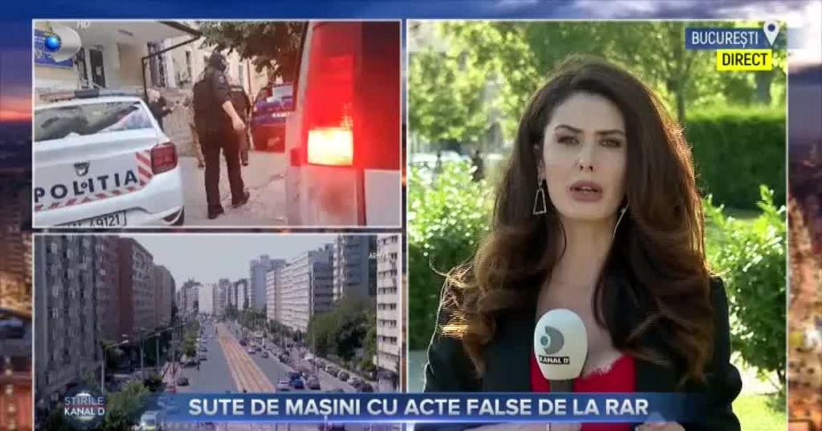 Sute de mașini cu acte false de la RAR - Stirile Kanal D