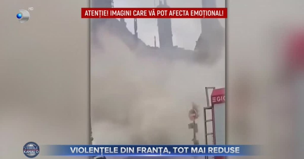 Violențele din Franța, tot mai reduse - Stirile Kanal D