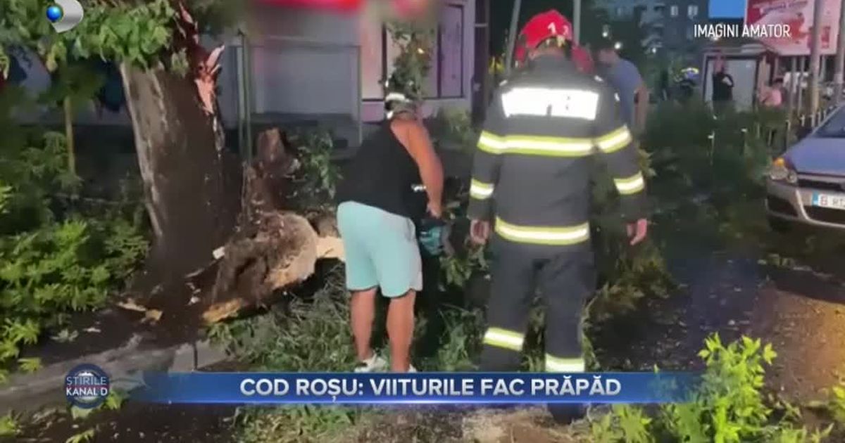 Cod roșu- Viiturile fac prăpăd - Stirile Kanal D