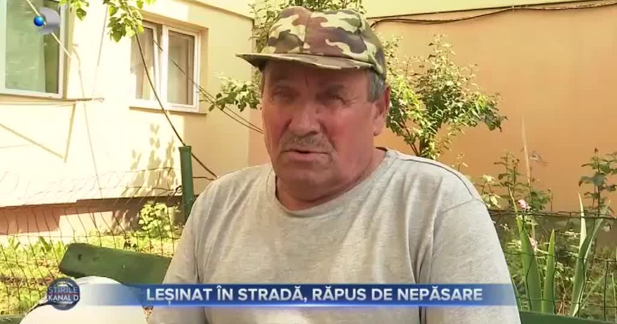 Leșinat în stradă, răpus de nepăsare - Stirile Kanal D