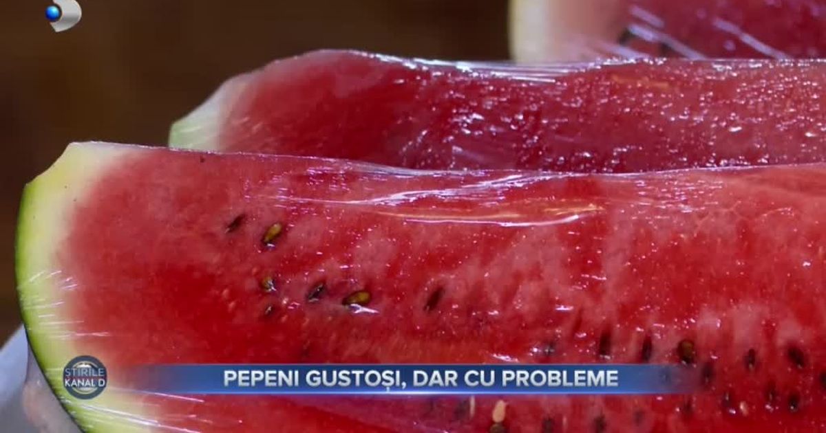 VIDEO - Pepeni gustoși, dar care conțin cantități mari de pesticide ...