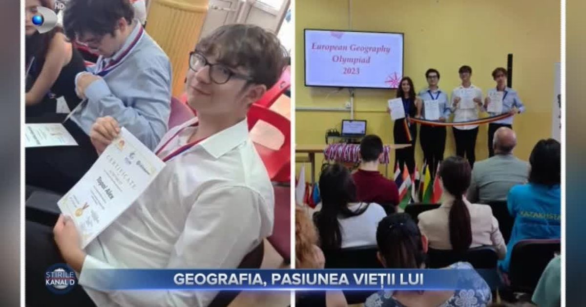 VIDEO - Geografia, pasiune pentru un elev din Oradea - Stirile Kanal D