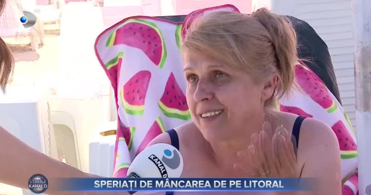 Speriați de mâncarea de pe litoral - Stirile Kanal D