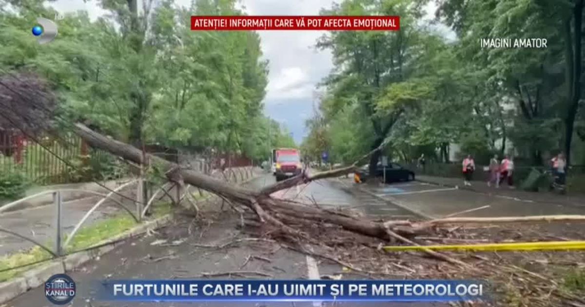 Furtunile care i-au uimit și pe meteorologi - Stirile Kanal D
