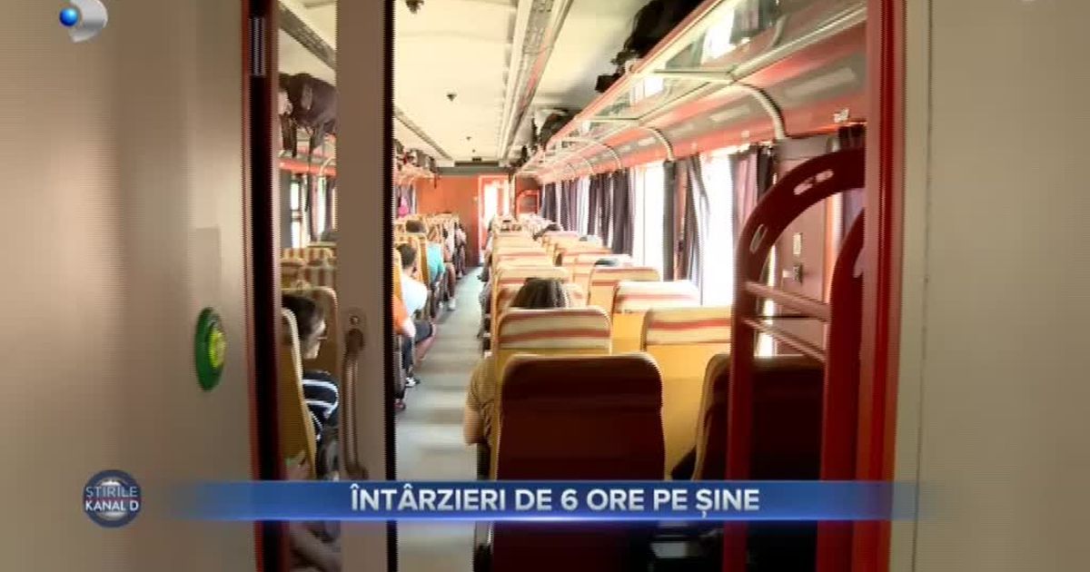 Întârzieri de 6 ore pe șine - Stirile Kanal D