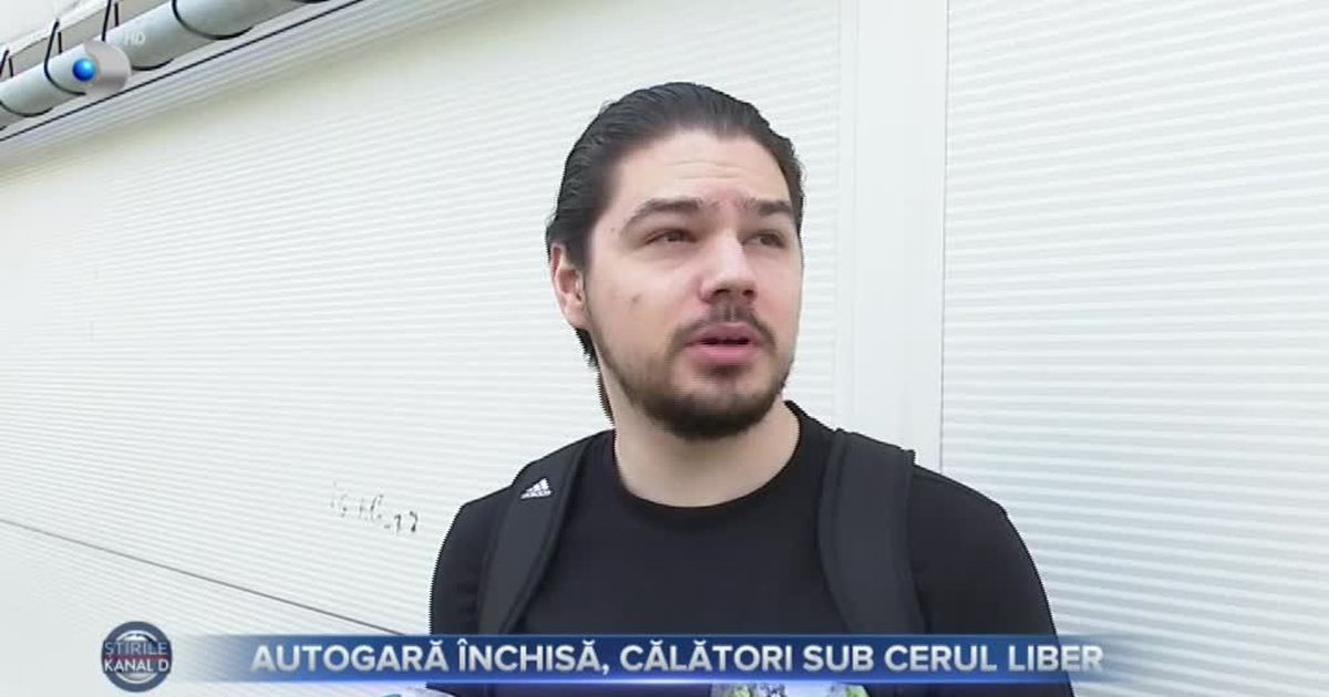 Autogară închisă, călători sub cerul liber - Stirile Kanal D
