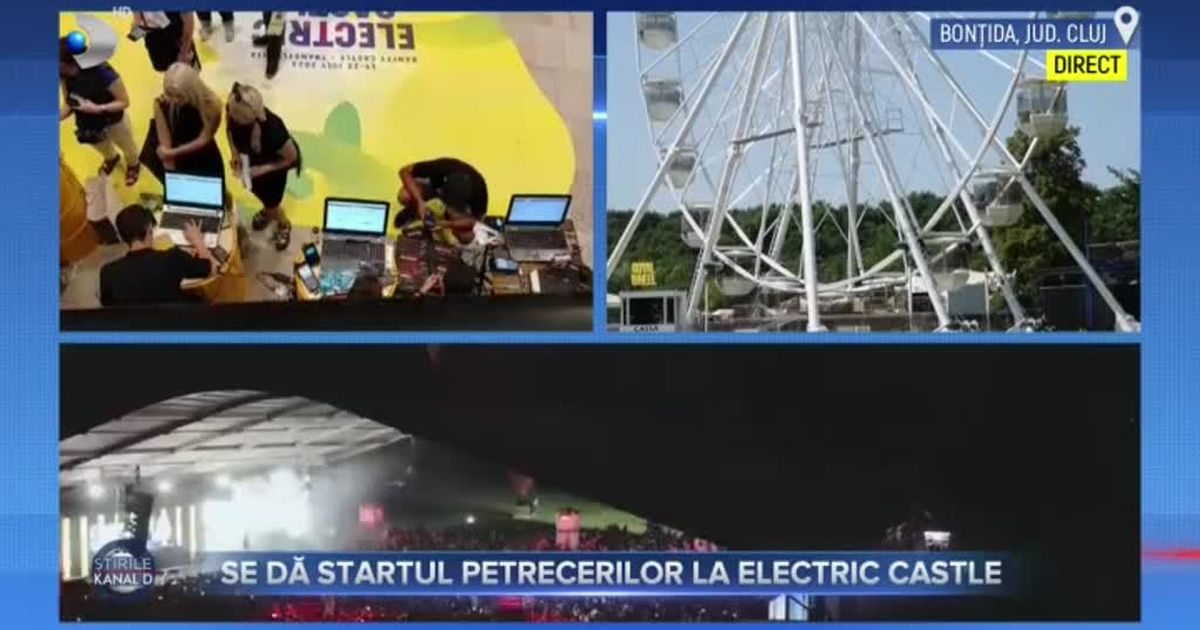 VIDEO - Se dă startul petrecerii la Electric Castle! Peste 200.000 de ...