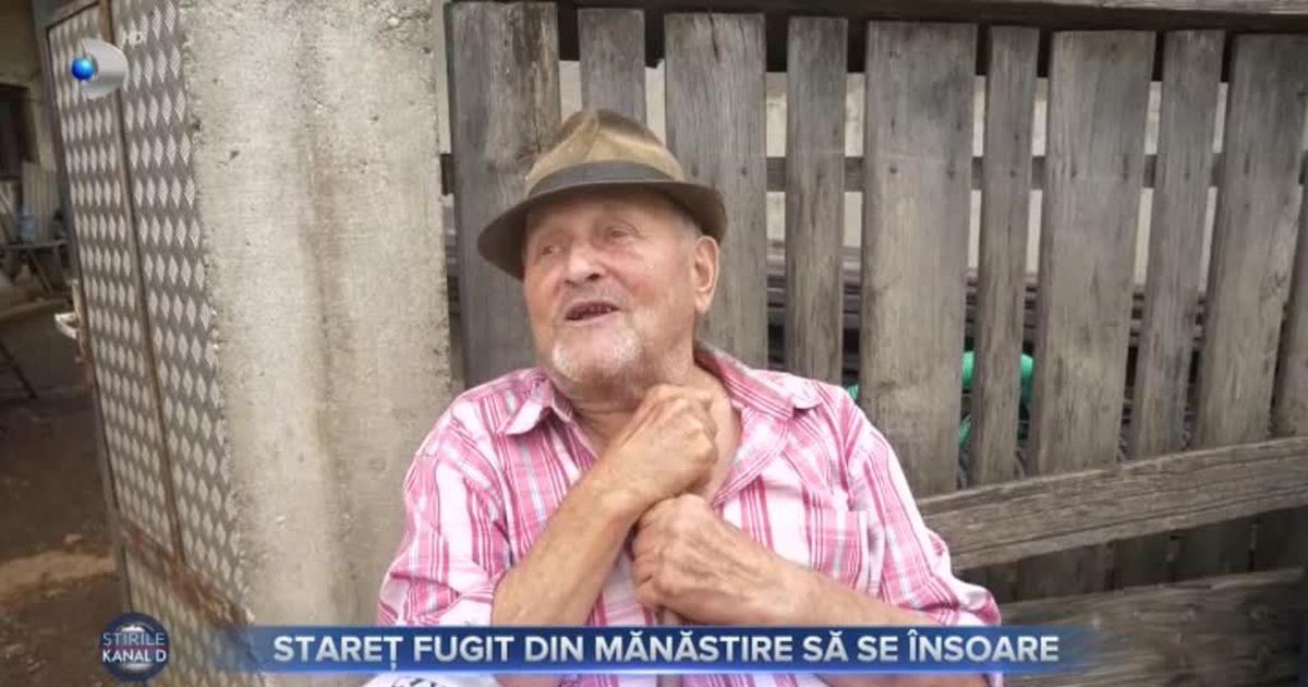 STAREȚ FUGIT DIN MĂNĂSTIRE SĂ SE ÎNSOARE - Stirile Kanal D