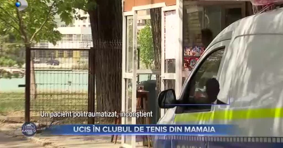 Ucis în clubul de tenis din Mamaia - Stirile Kanal D