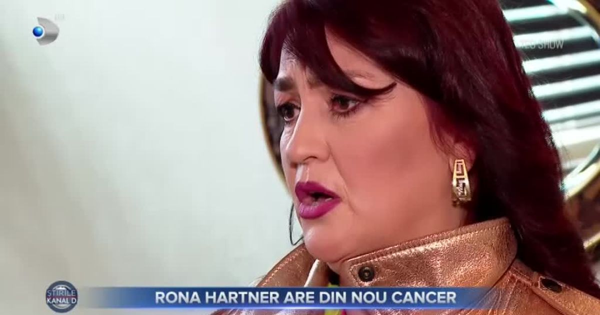 Rona Hartner are din nou cancer - Stirile Kanal D