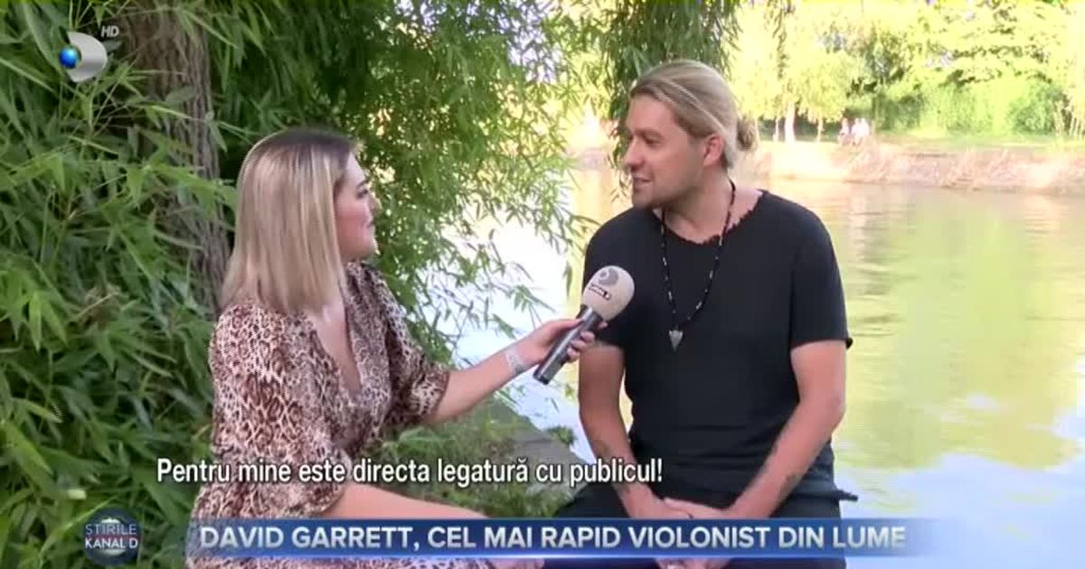 VIDEO - David Garrett, concert memorabil cu acordurile fine ale viorii ...