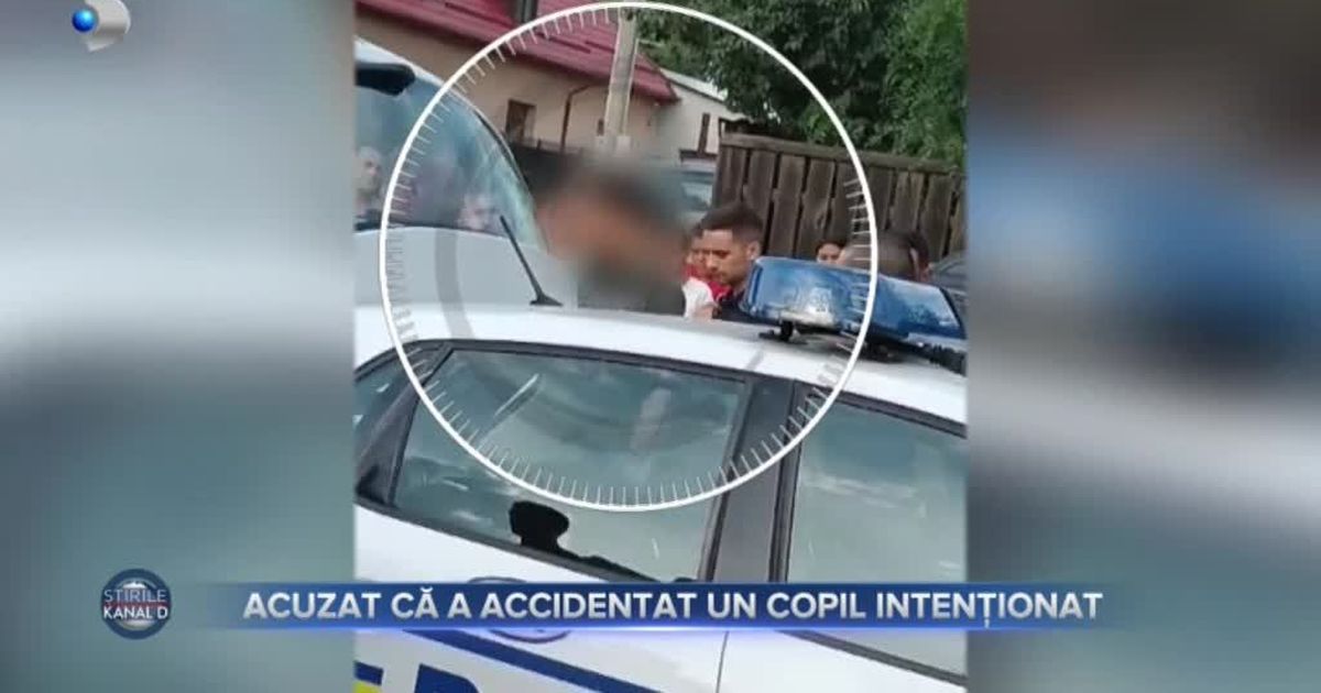 VIDEO - Acuzat că a accidentat un copil intenționat. „Am auzit o bubuitură dar, nu mi-am dat ...
