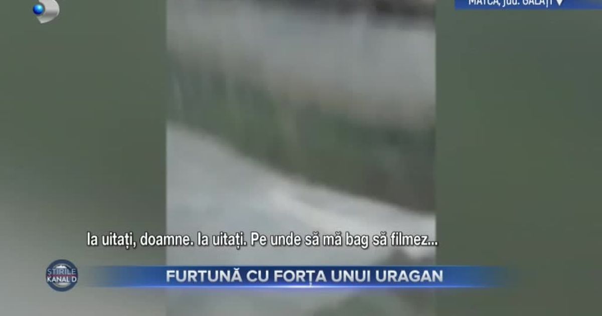 VIDEO - O furtună devastatoare a lovit România: Acoperișurile au fost ...