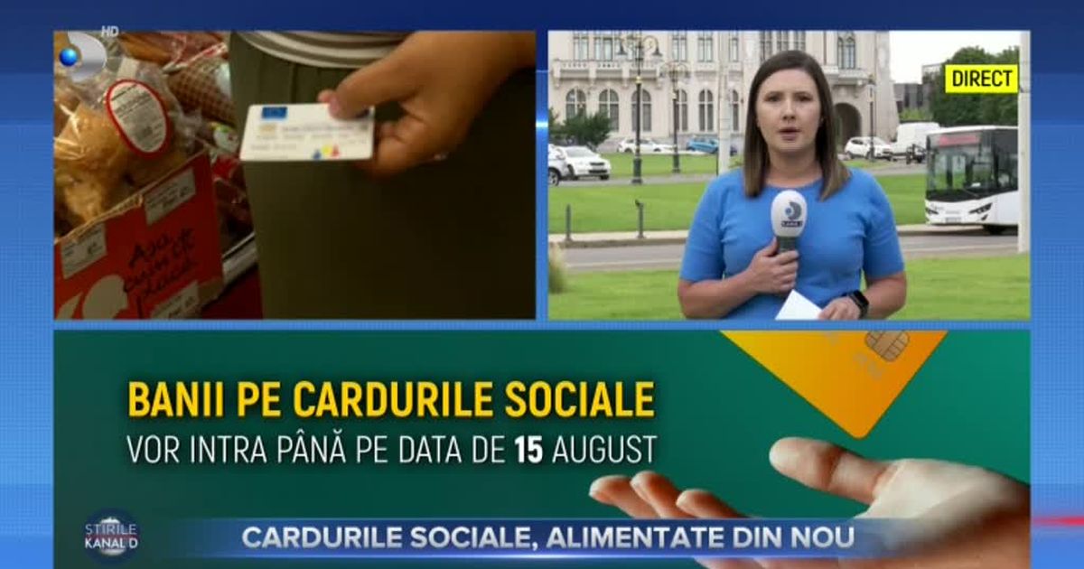 VIDEO - Vești bune pentru români! Aproximativ 2,5 milioane de carduri sociale vor fi alimentate ...