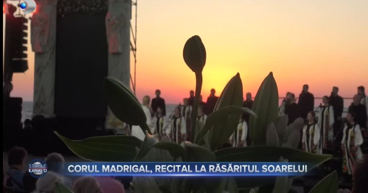 VIDEO - Concert spectaculos la răsăritul soarelui. Corul Madrigal și ...