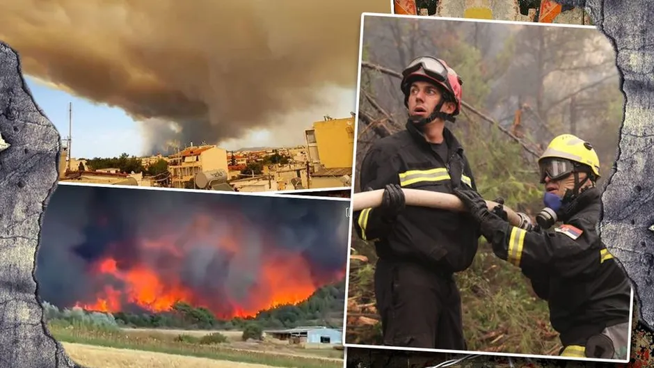VIDEO - Harta noilor incendii din Grecia. A crescut numărul victimelor ...