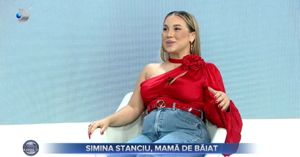 VIDEO - Simina Stanciu, mamă de băiat. „Trăiesc cea mai frumoasă ...