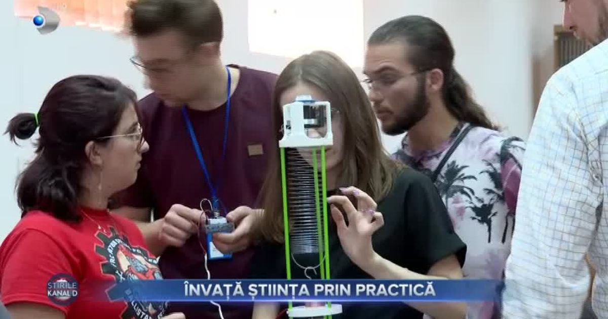 VIDEO - Învață știința prin practică! Zeci de elevi au avut șansa să ...