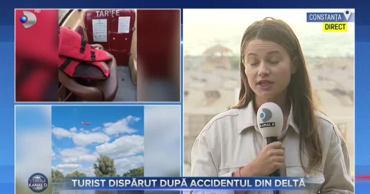VIDEO - Turist dispărut după accidentul din Delta Dunării. Căutările au fost reluate încă de la ...