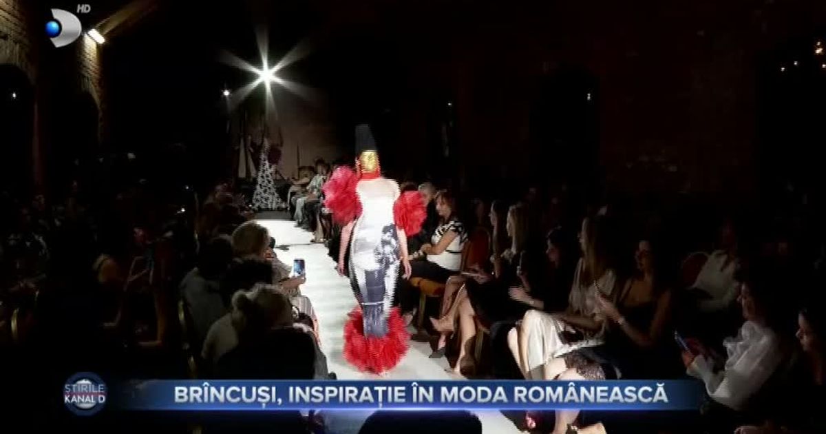 VIDEO - Brâncuși, inspirație în moda românească. Alin Gălățescu a scos ...