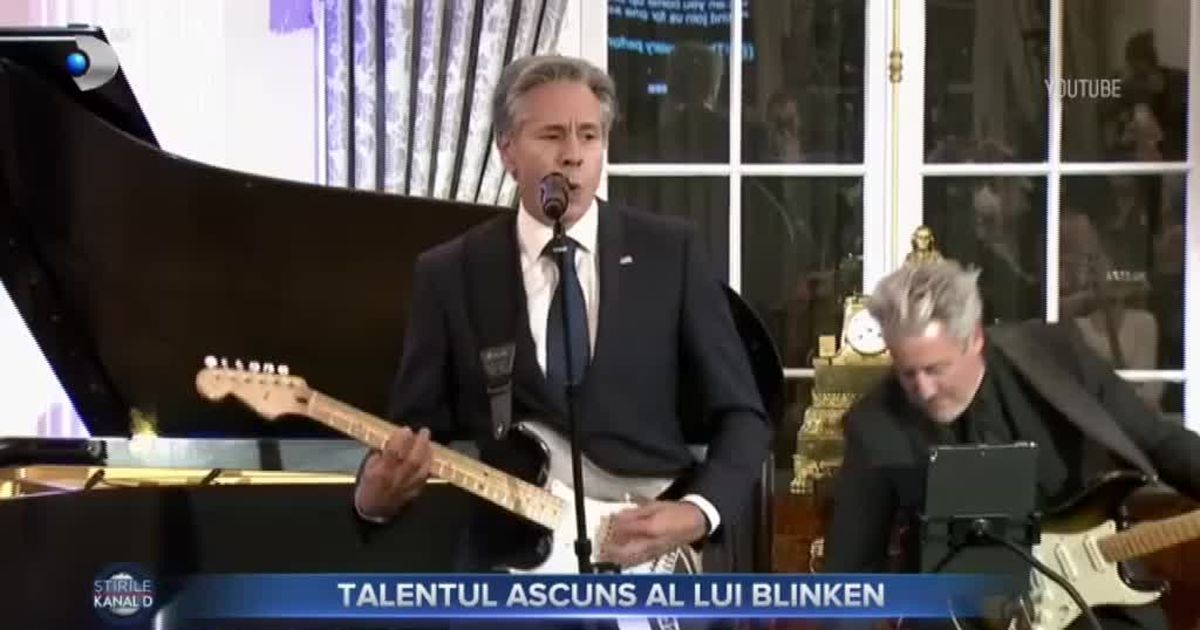VIDEO- Talentul ascuns a lui Blinken. Secretarul de stat cântă muzică ...