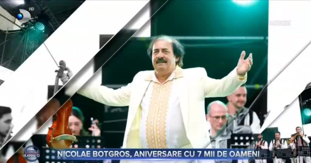 VIDEO - Nicolae Botgros, aniversare cu 7.000 de oameni. Dirijorul ...
