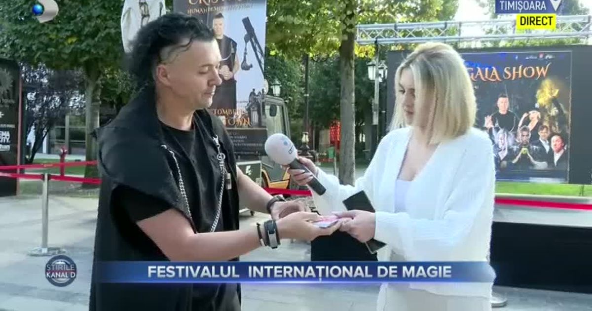 VIDEO - A început Festivalul Internațional de Magie. Cei mai buni magicieni din lume vor fi ...