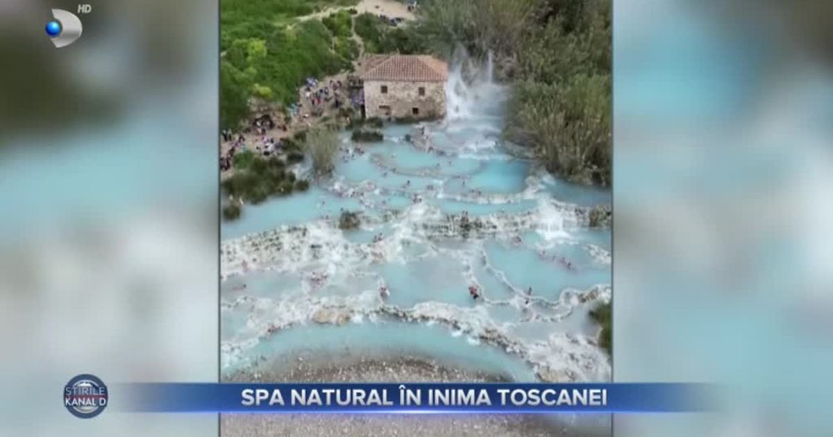 VIDEO - Spa natural în inima Toscanei. Turiștii vor putea bucura de ...
