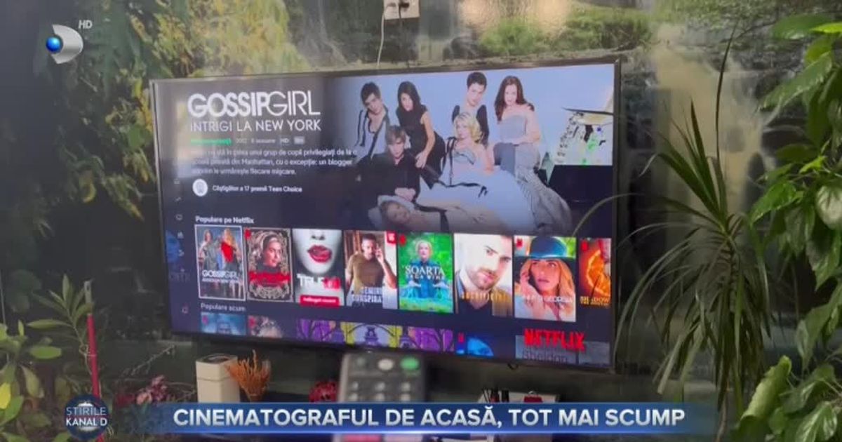 VIDEO- Cinematografele de acasă, tot mai scumpe. Românii scot din buzunar aproape 20 de euro ...