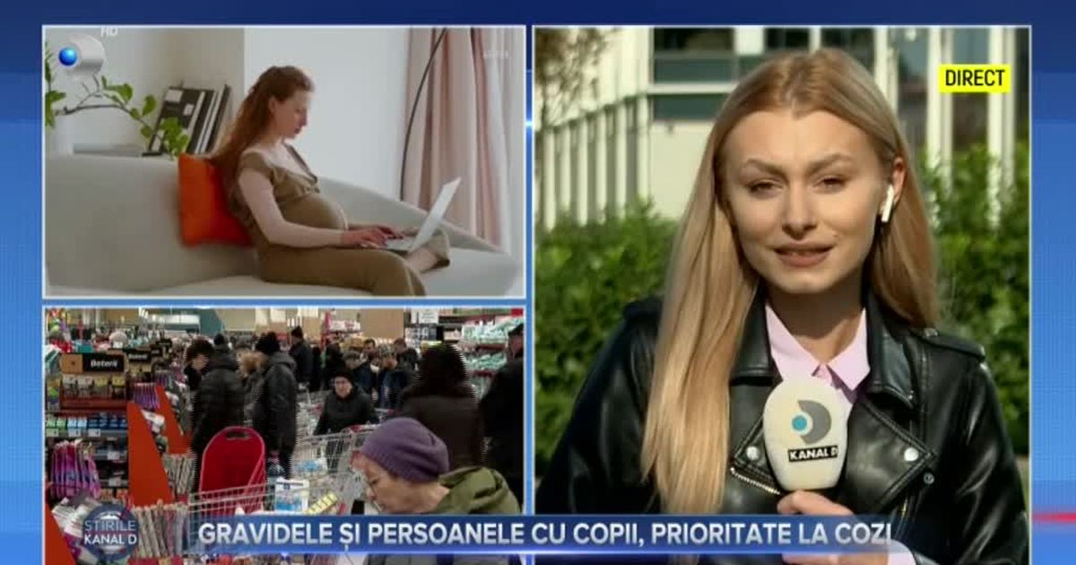 VIDEO - Gravidele și persoanele cu copii, prioritate la cozi. Legea a ...
