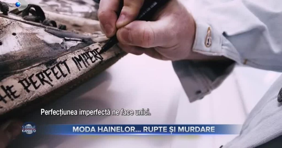 VIDEO - Moda hainelor rupte și murdare. Astăzi, la rubrica „Tu Dai Moda” aflăm de unde a luat ...