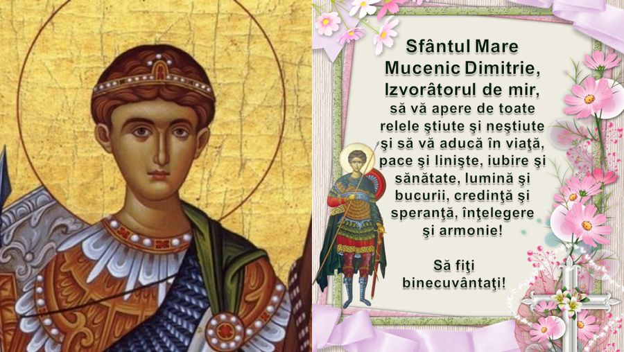 Mesaje de Sf. Dumitru 2023: Urări și felicitări cu „La mulți ani ...