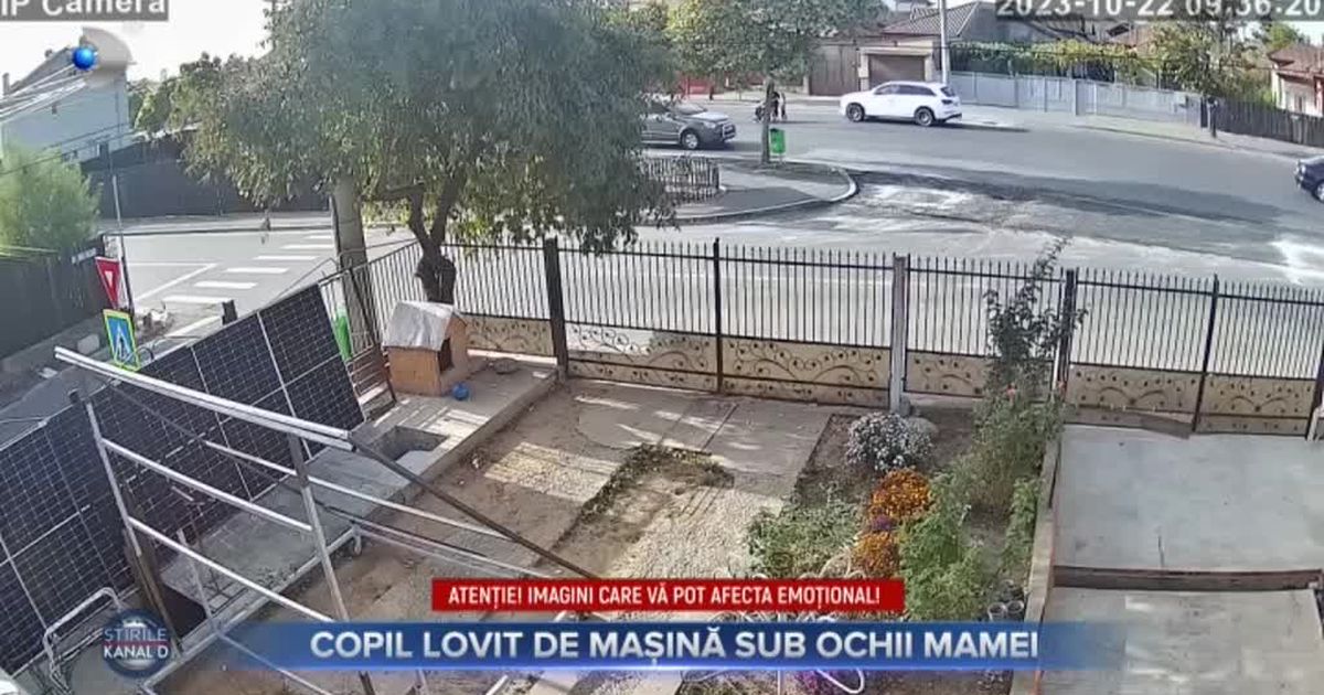 VIDEO - La un pas de tragedie. O copilă de 5 ani a fost lovită de ...