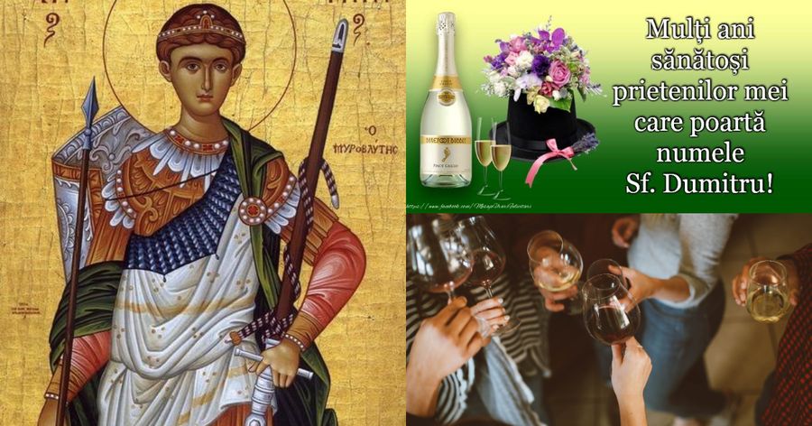 Urări de Sf. Dumitru 2023: Mesaje cu La mulți ani pentru cei care poartă numele acestui mare ...