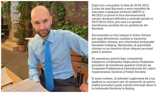 Cum încearcă un fost român deținut în China să o ajute pe Alina Apostol ...