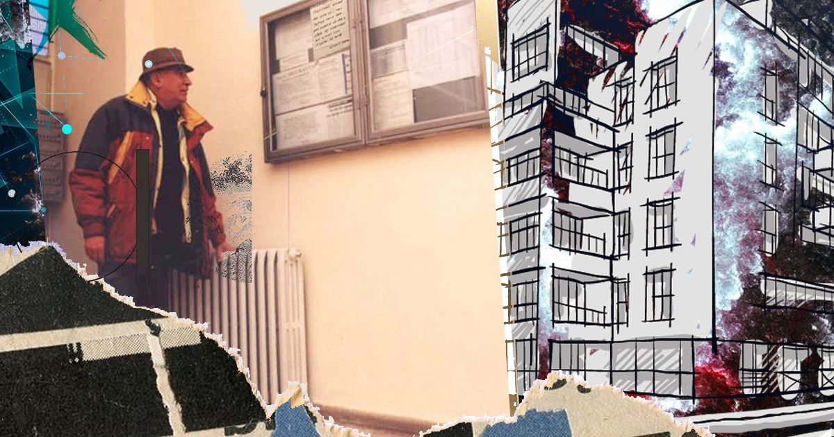 Imagini virale dintr-o scară de bloc! Incredibil ce bilet a găsit un bărbat pe ușa ...