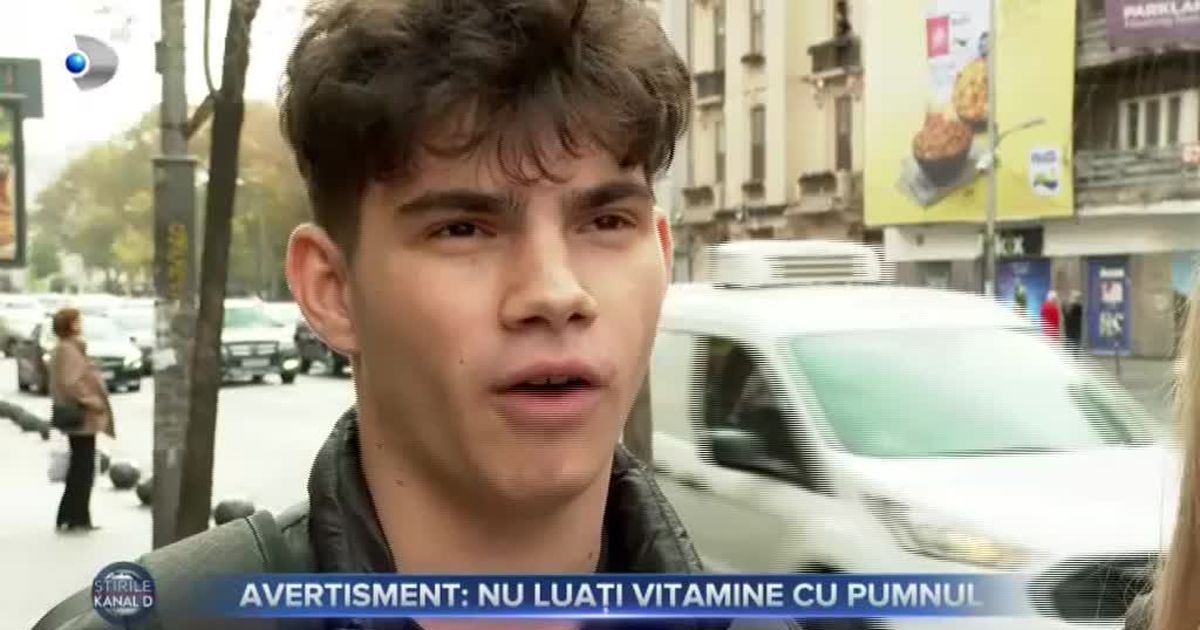 VIDEO - Avertismentul specialiștilor: Nu luați vitamine cu pumnul - Stirile Kanal D