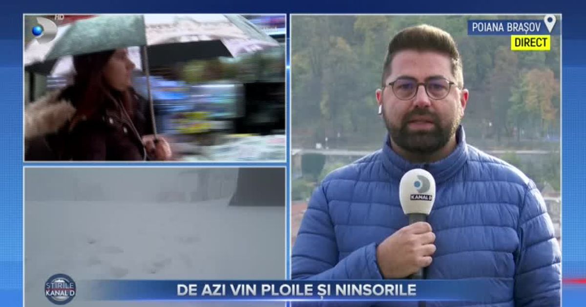 VIDEO - Vine frigul în țară! Meteorologii au anunțat ploi, ninsori și temperaturi de până la -8 ...