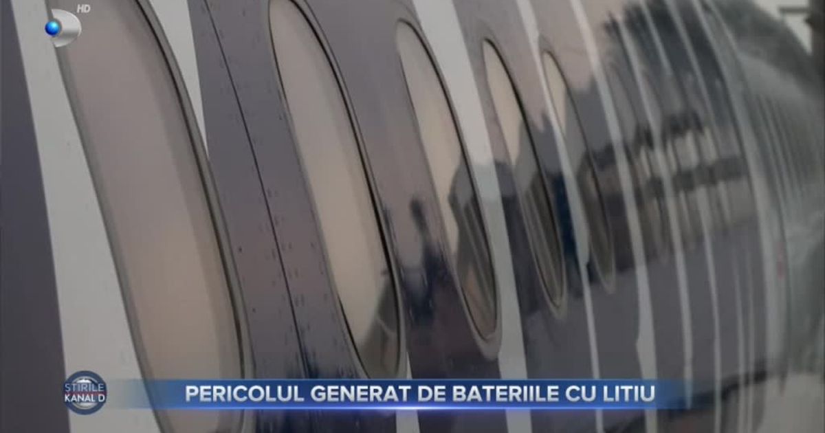 VIDEO - Bateriile cu litiu ar putea fi un adevărat pericol. Rucsacul ...