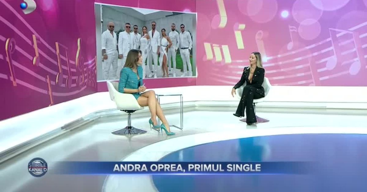 VIDEO - Andra Oprea, primul single. Melodia „Cu tine aș pleca” a fost ...
