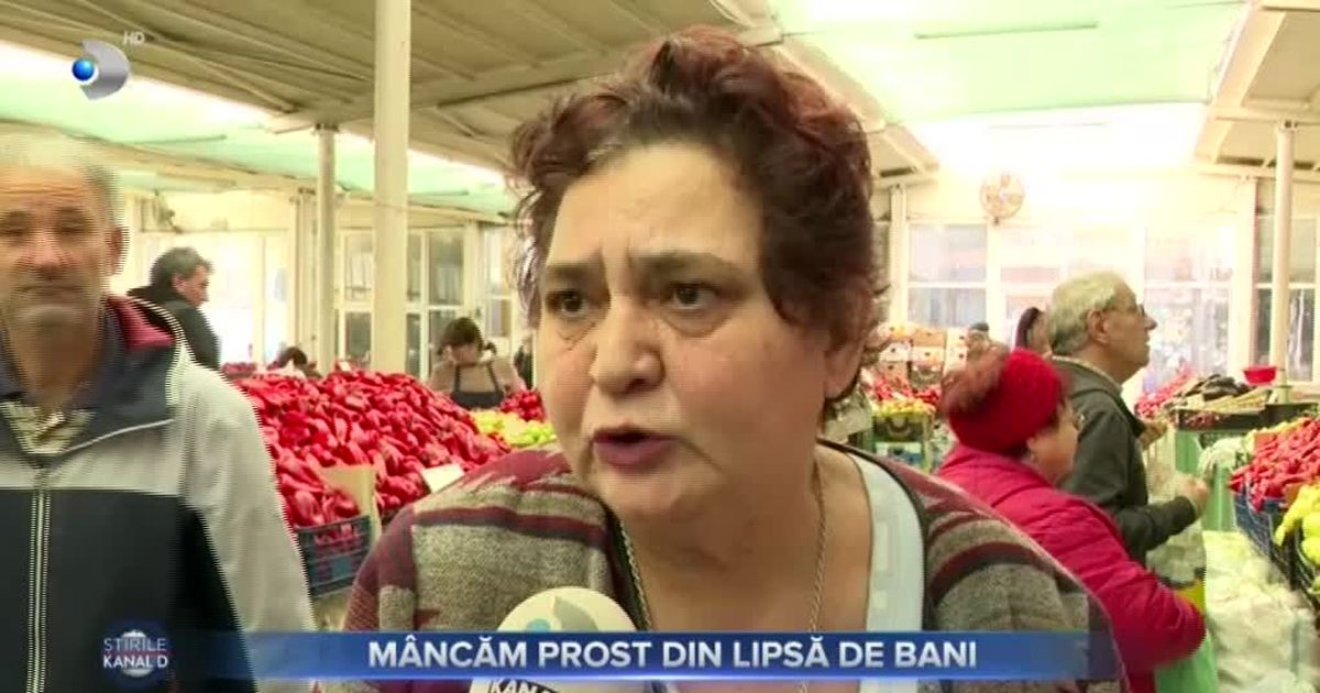Românii mănâncă tot mai prost, din cauza lipsei banilor. Pensionarii își duc traiul de pe o zi ...