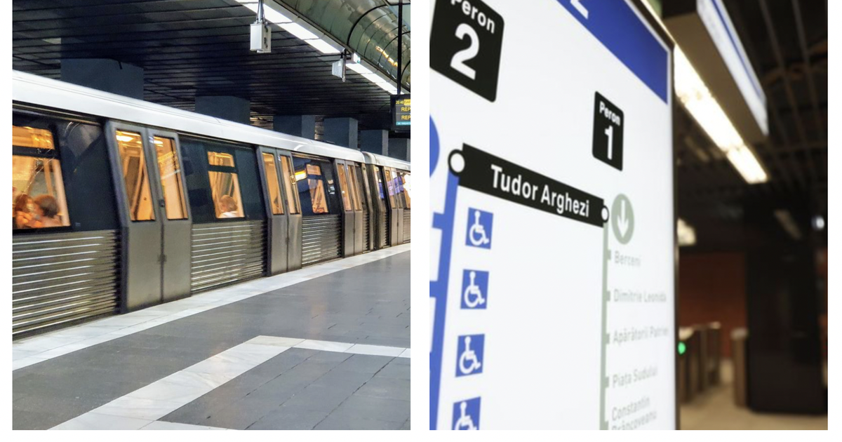 Incident la metrou. O defecțiune a unei garnituri s-a produs în staţia ...