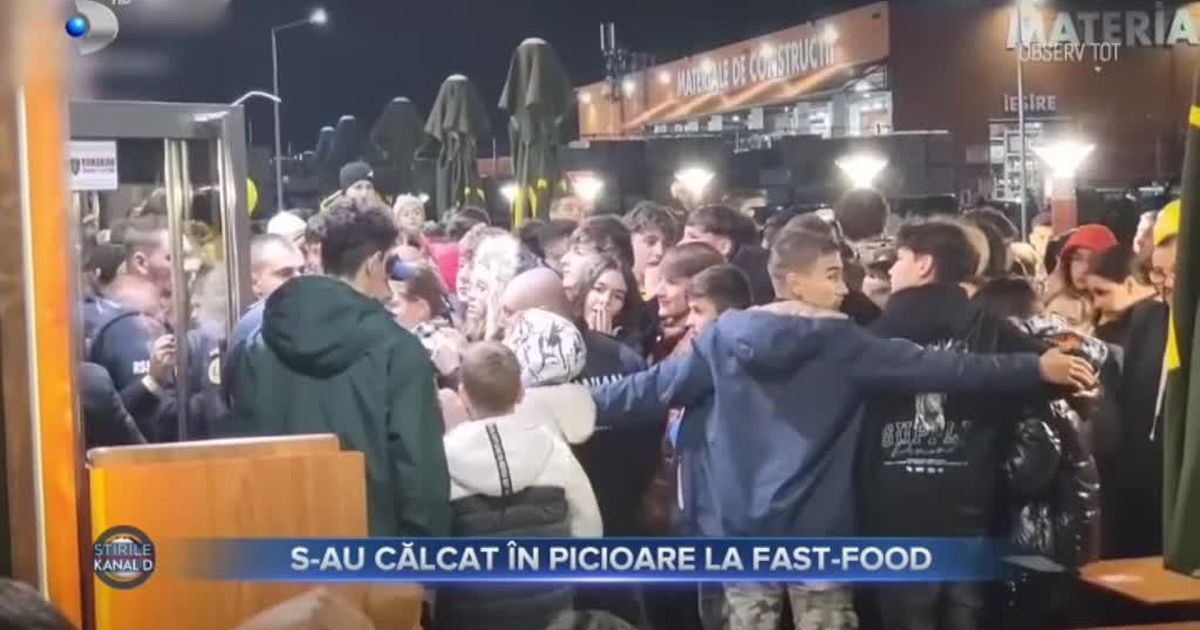 VIDEO - Ofertă la un fast-food din Drobeta-Turnu Severin. Oamenii s-au ...