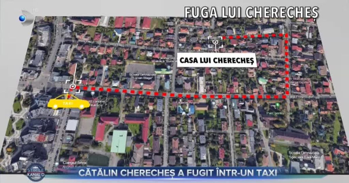 VIDEO- Fuga lui Cătălin Cherecheș, scenariu de film. Edilul din Baia ...